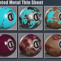 DD PBR Iray Painted Metal Shaders Vol 3 | Daz 3D