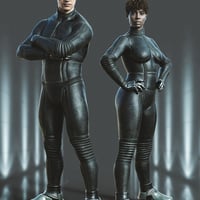 Space Soldier Suit for Genesis 9 | Daz 3D