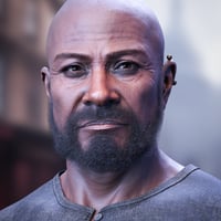 M3D Curly Facial Hair for Genesis 9 | Daz 3D