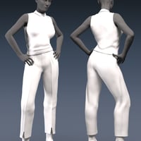 dForce Virtual Assistant Outfit for Genesis 9 | Daz 3D