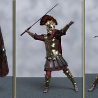 Julius Battle Hierarchical Poses for Julius 9 and Janus Weapons | Daz 3D