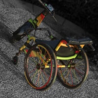 Wheelchair Hybrid Bike | Daz 3D