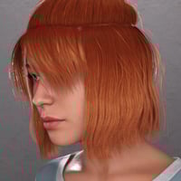 CL Half Bun Hair for Genesis 9 | Daz 3D