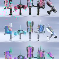 Punkish Alien Scanner Collection | Daz 3D