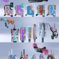 Punkish Alien Scanner Collection | Daz 3D