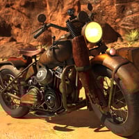XI Classic Military Bike | Daz 3D