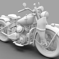 XI Classic Military Bike | Daz 3D