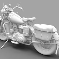 XI Classic Military Bike | Daz 3D