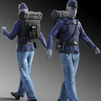 dForce USA Civil War Outfit for Genesis 9 | Daz 3D