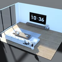 Minimalism Living Room | Daz 3D