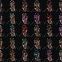 3-in1 Gothic Style Ponytail Hair Color Expansion | Daz 3D