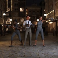 Tommy Gun and Violin Case - Props and Poses | Daz 3D