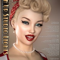 SVs Iray Pin Up Studio Lights | Daz 3D