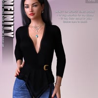Infinity for dForce Venus Blouse G8F | Daz 3D