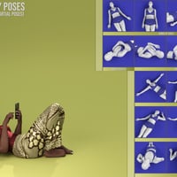 NG Build Your Own Lying Supine Poses for Genesis 9 | Daz 3D