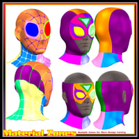 Masks v001 MMKBG3 | Daz 3D