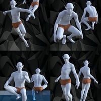 Dark Side: Demon Poses for Wagner 9 and 8.1, 8, 3 Males | Daz 3D