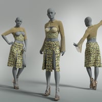 dForce Octavia Outfit for Genesis 9 | Daz 3D