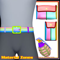 Belt 013 MMKBG8M | Daz 3D