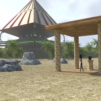 Alien Pyramid | Daz 3D