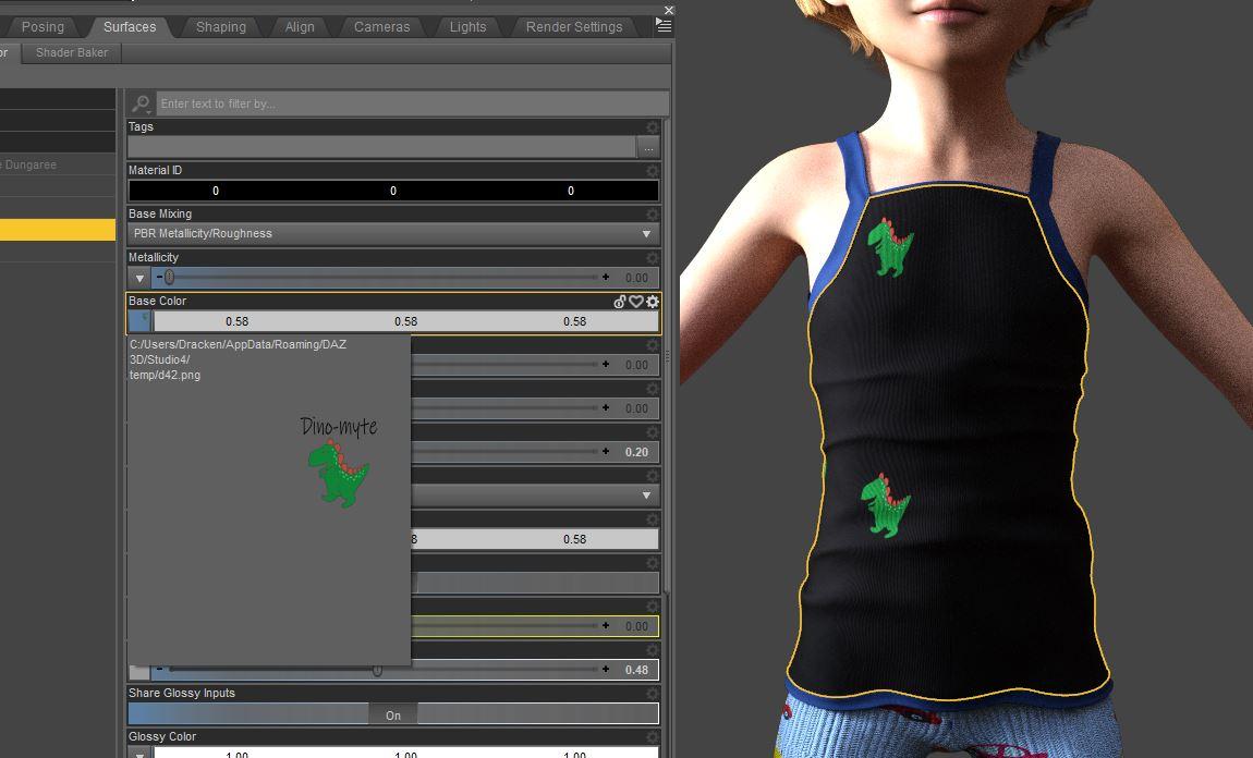 Styling with png - Daz 3D Forums