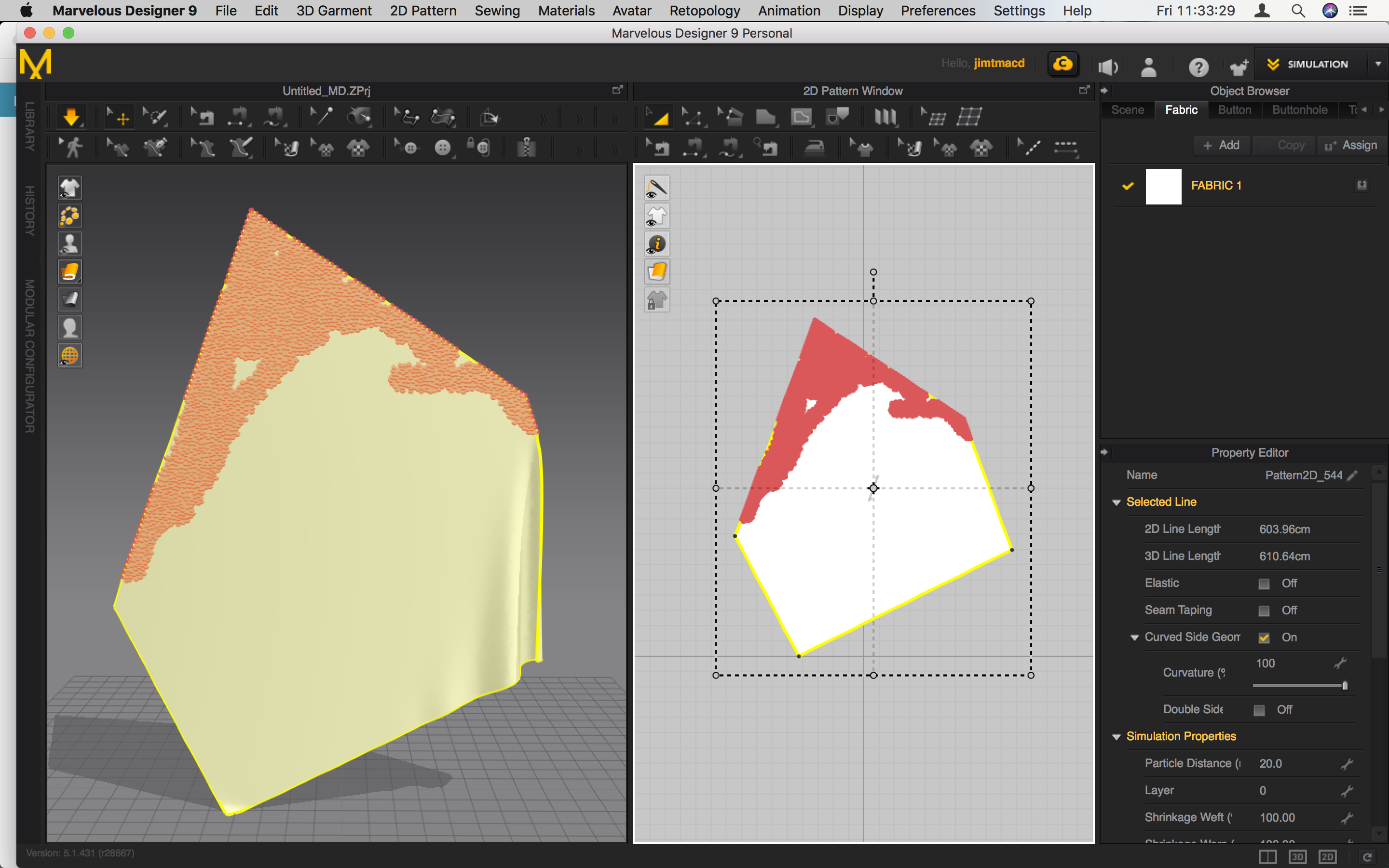 Marvelous Designer texture image file black and grainline? - Daz 3D Forums