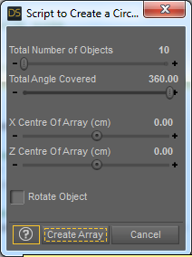 Circular Array Script - Daz 3D Forums