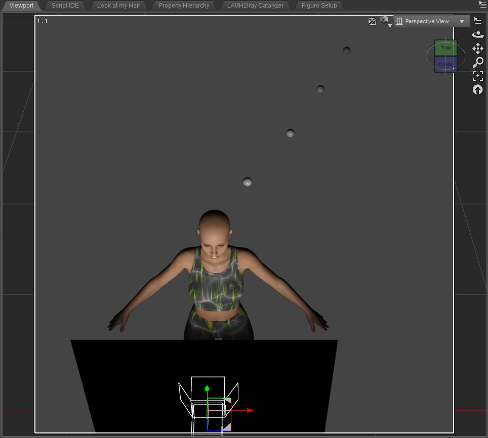 A study in DAZ’s lights. How the distance from target object affects ...