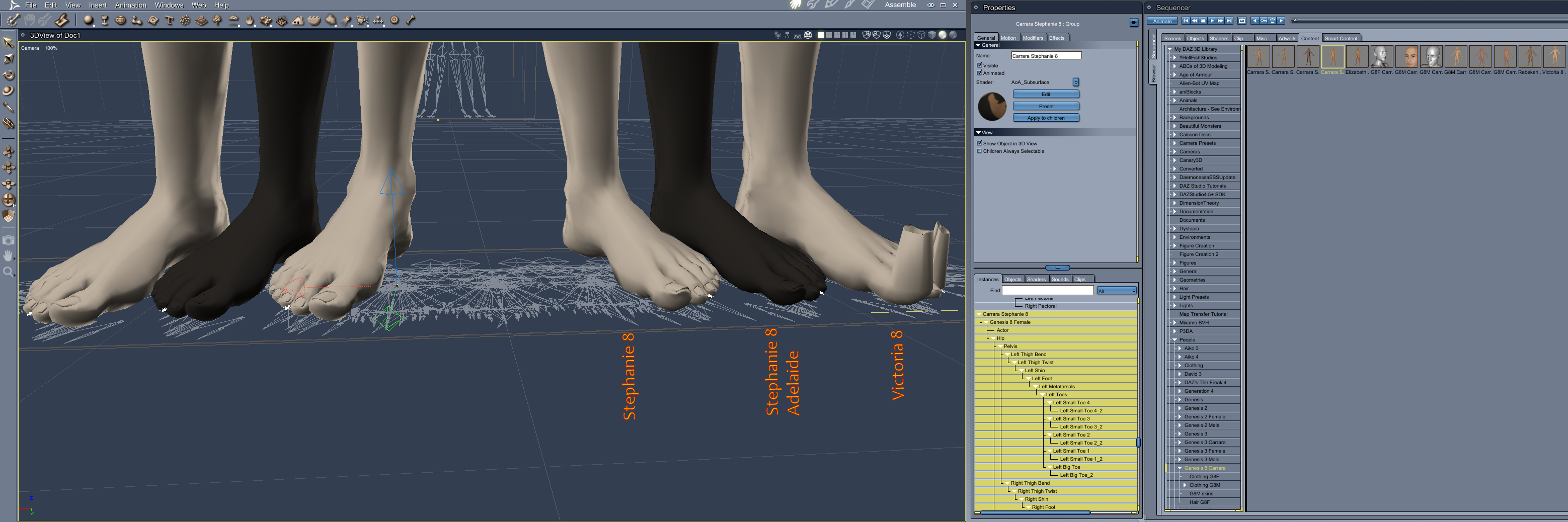 how to make a properly behaving toe_2 bone?? - Daz 3D Forums