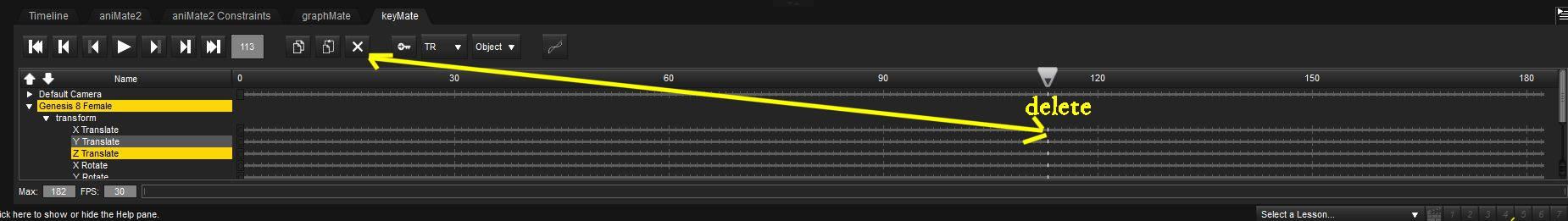 Create Aniblock adds a couple of frames at the end of the timeline ...