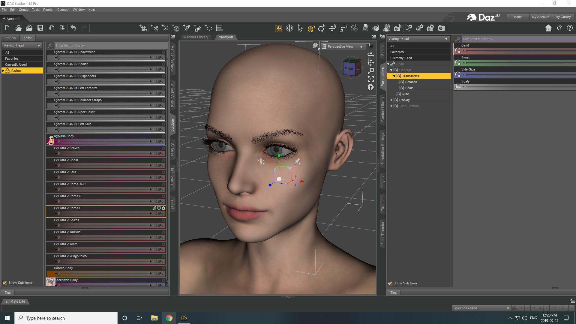 DAZ 4.12 sliders too long and cut off on right side of screen (Fixed ...