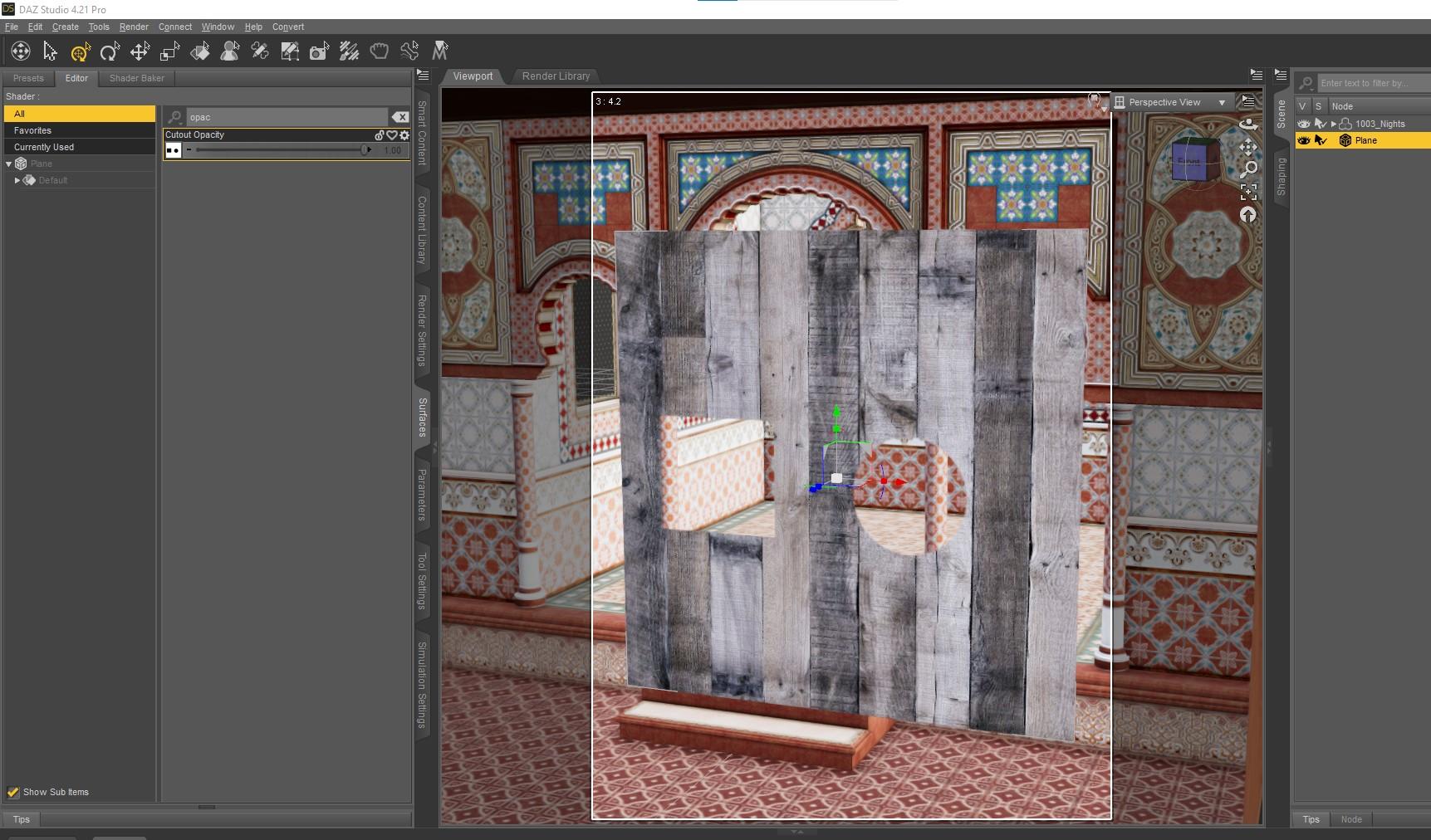 Making holes in walls? - Daz 3D Forums