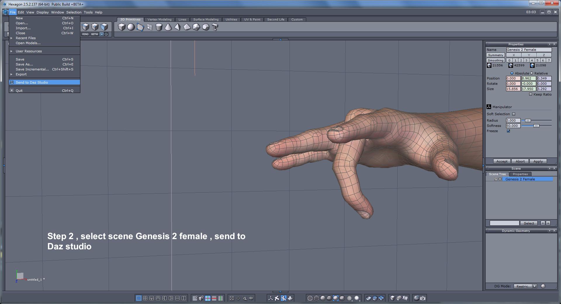 Finger Morph issue - Daz 3D Forums