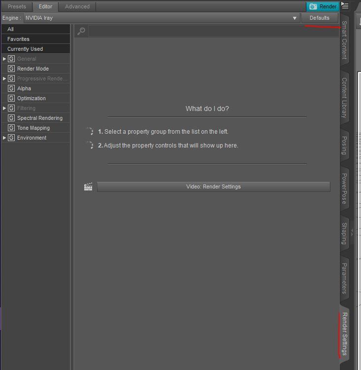 Clearing HDRI Light Sets? - Daz 3D Forums