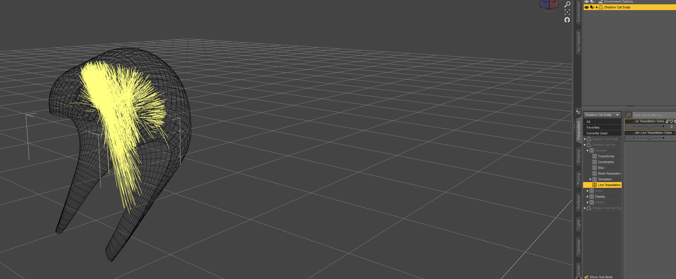 Neko : Line Tessellation Sides major bug - Daz 3D Forums