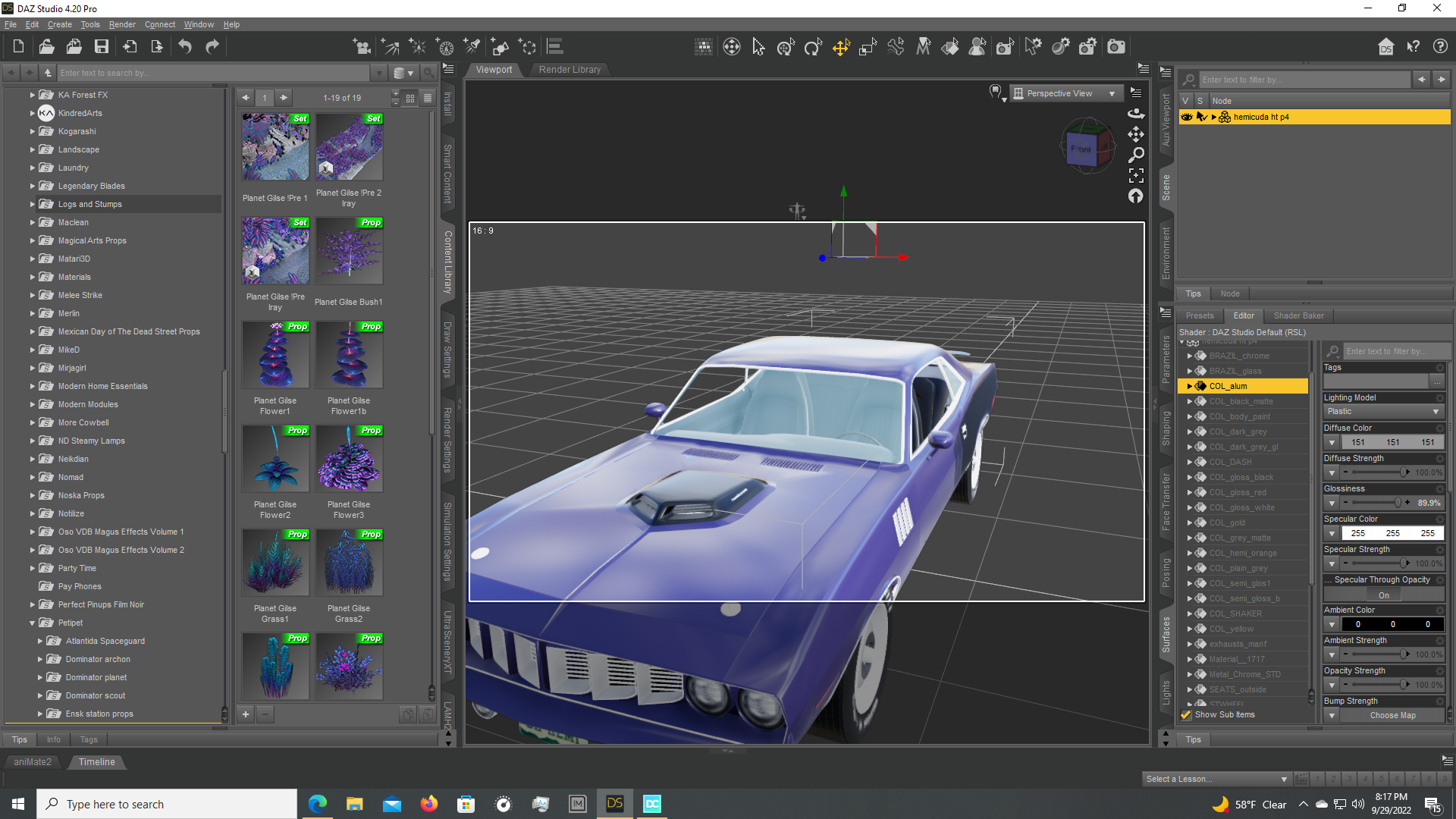 Shaders not working when i click.Please help me - Daz 3D Forums