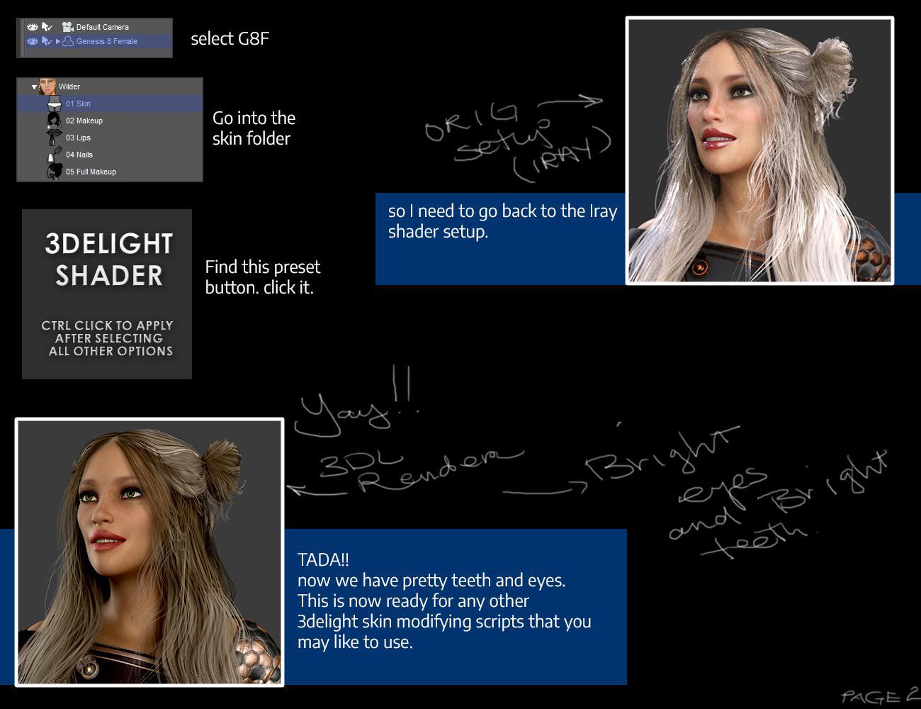 3Delight and Dark Eyes Edit: Found Two Solutions - Daz 3D Forums