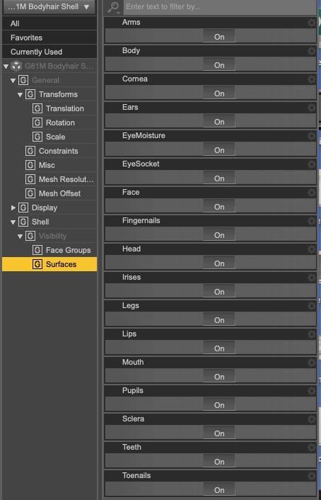 Daz Multiple Geoshells in Relation to Anatomical Elements - Daz 3D Forums