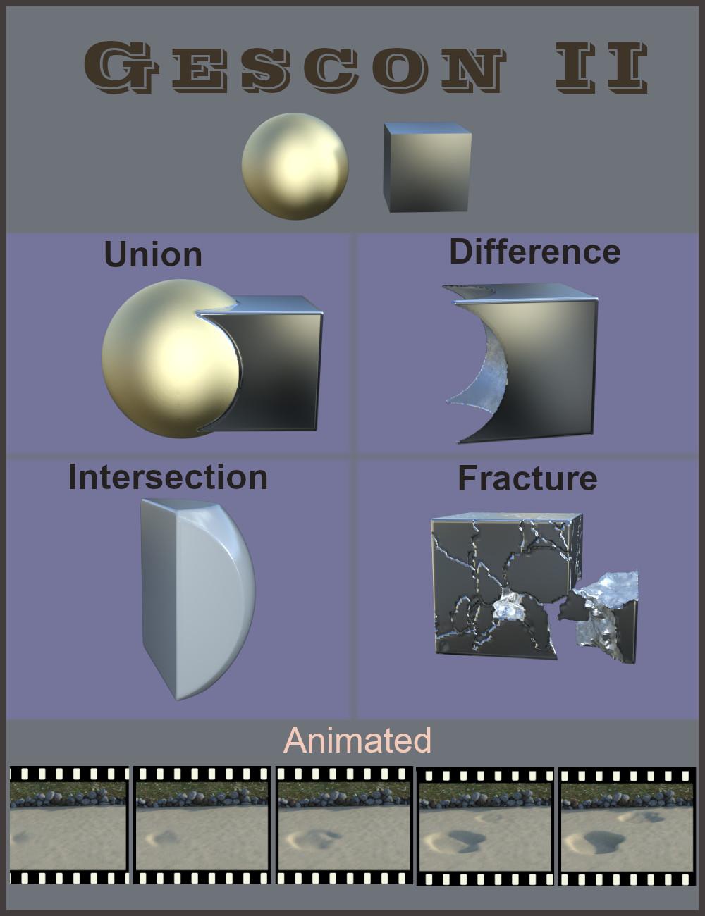 [Released] Gescon II: Constructive Solid Geometry - Daz 3D Forums