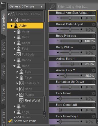 [Solved!]How to Access the Morphs in Genesis 3 Female Fantasy Morph ...