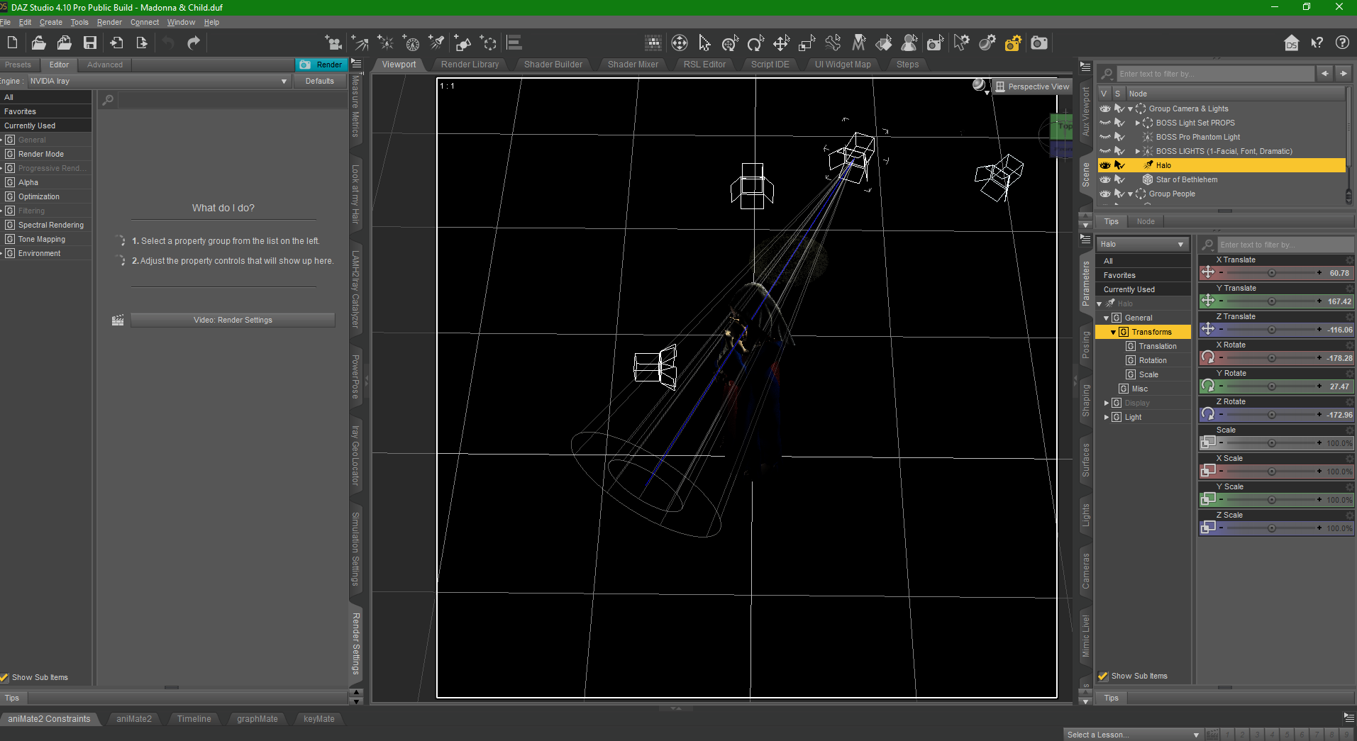 Creating a Rim Light around a DAZ Character - Daz 3D Forums