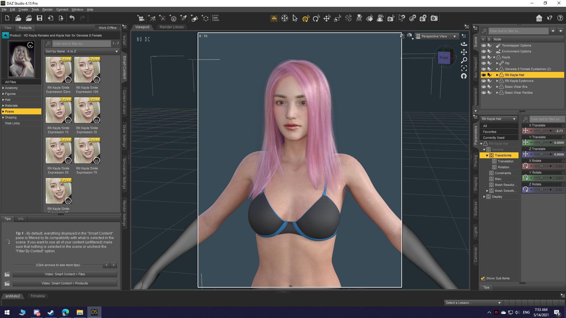 HD Kayla Product Problem - Daz 3D Forums