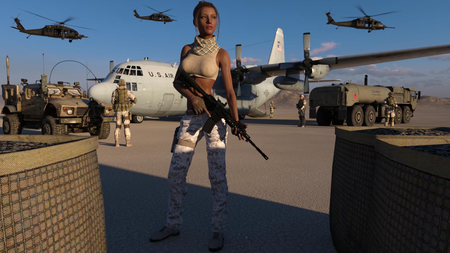 practical modern combat outfit - Daz 3D Forums