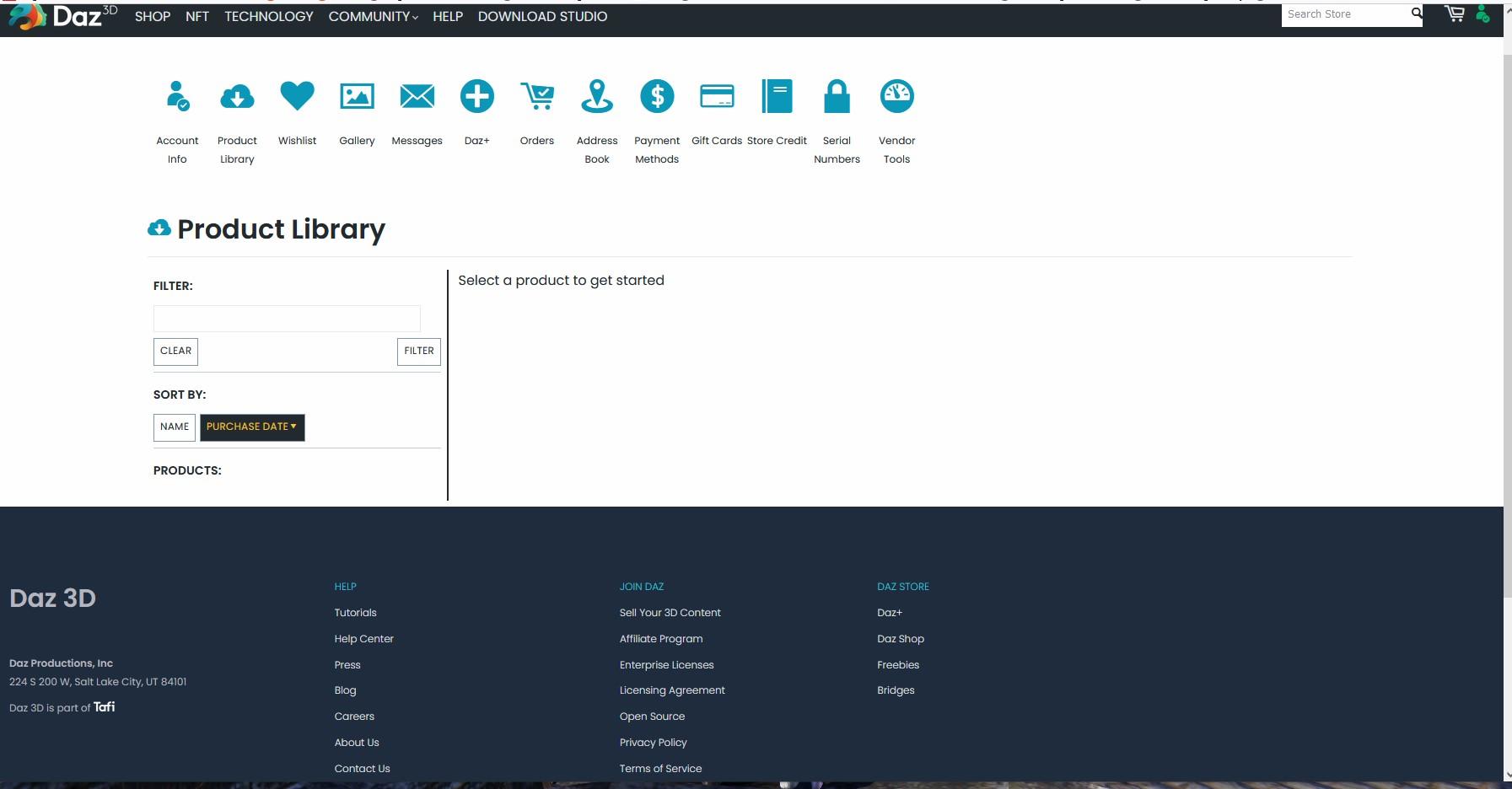 Product library gone - Daz 3D Forums