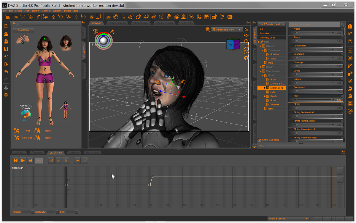 Morph Keyframes and Keymate - Daz 3D Forums