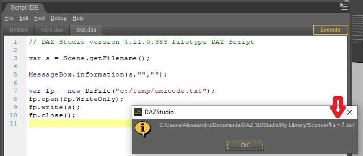 how do we write unicode to file ? (help for diffeomorphic) - Daz 3D Forums