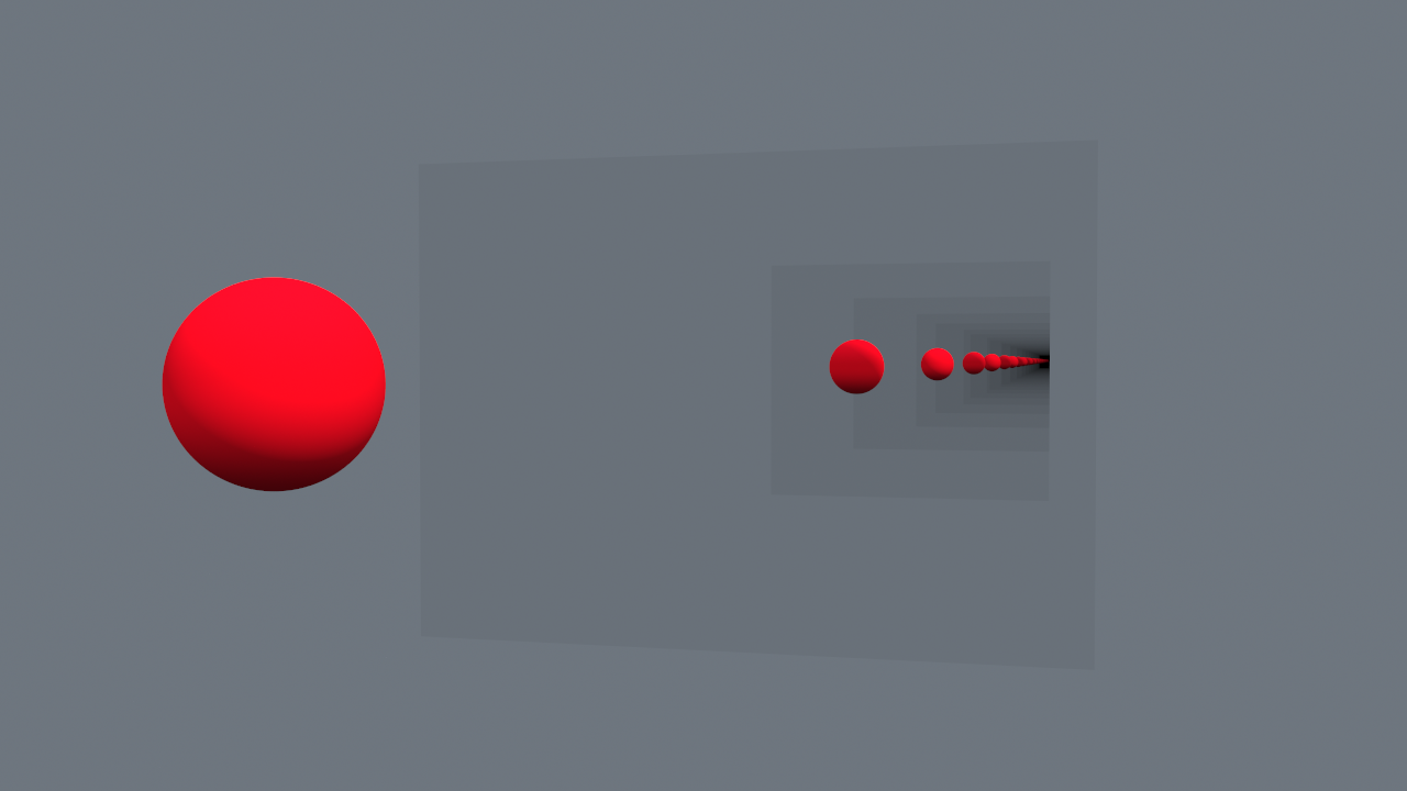 Infinite Reflections between two parallel mirrors. - Daz 3D Forums