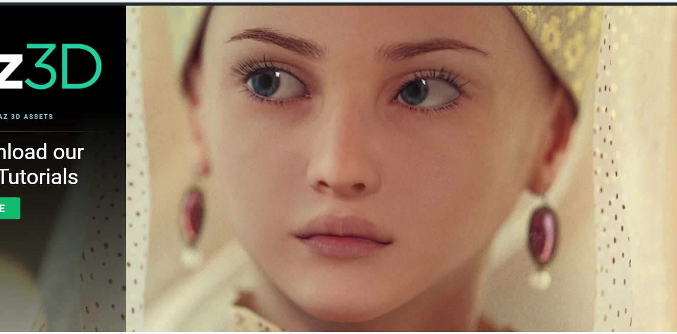 The girl on the Daz homepage - Daz 3D Forums