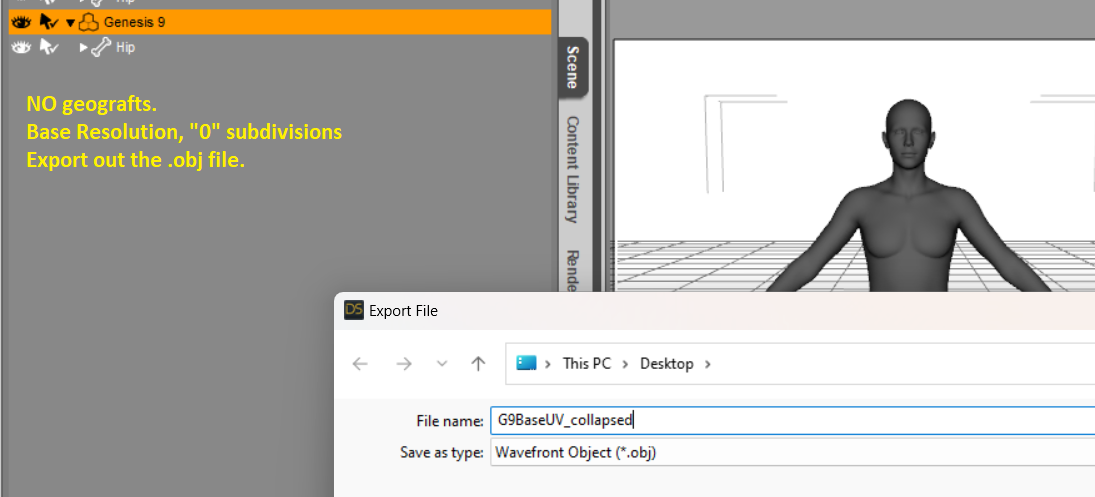 G9 - Making a Collapsed UVset - Tutorial right here - Daz 3D Forums