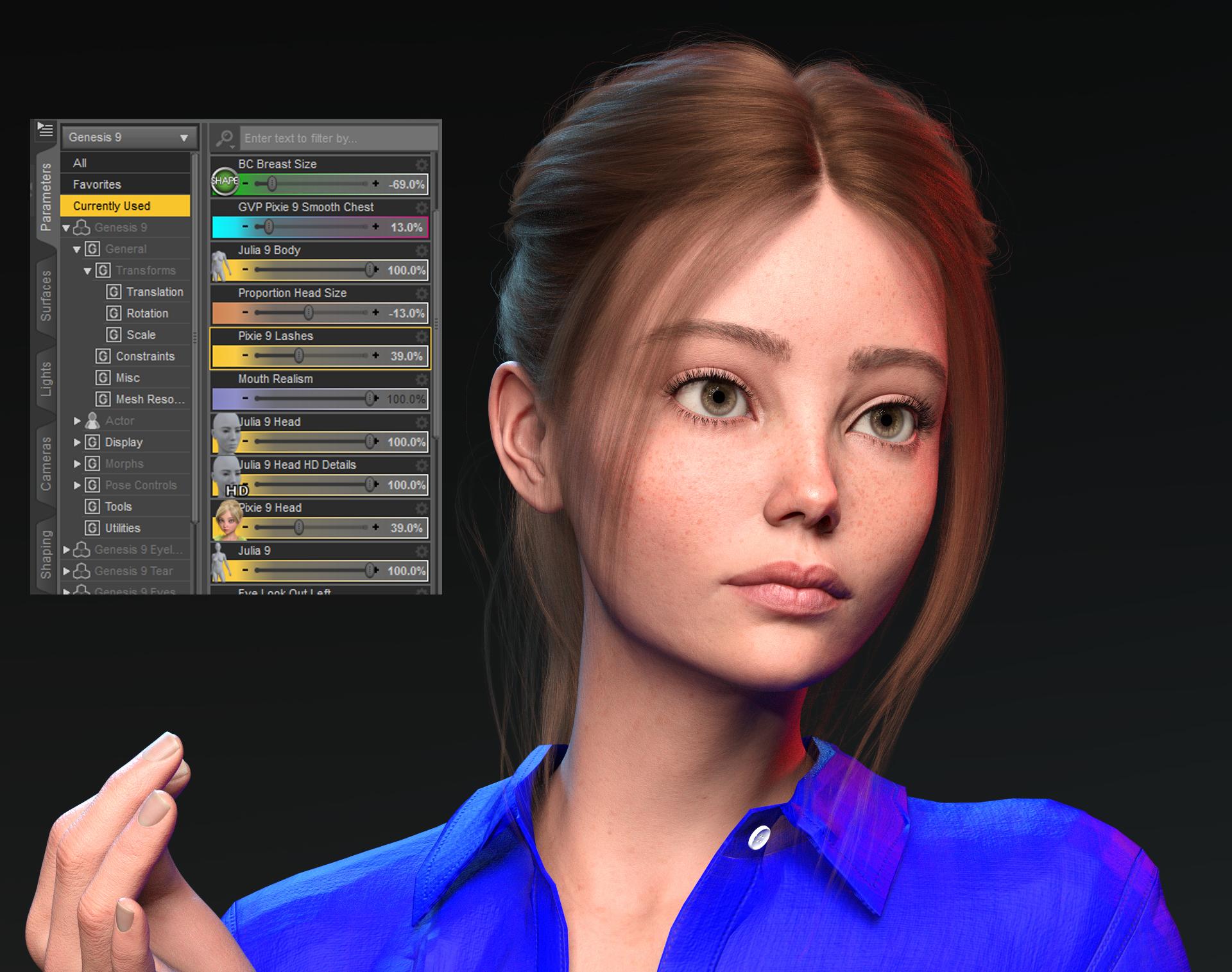 Julia 9 HD - Page 3 - Daz 3D Forums